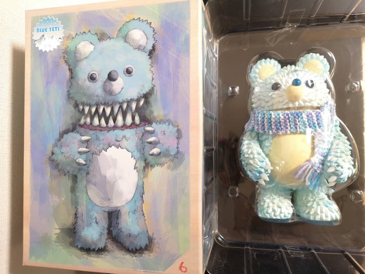 【やや傷や汚れあり】INSTINCTOY Muckey Meets Fluffy ソフビ BLUE YETI 11th インスティンクトイ ...