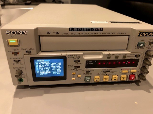 【傷や汚れあり】SONY DSR-45 業務用VTR 中古動作品の落札情報詳細 - ヤフオク落札価格検索 オークフリー