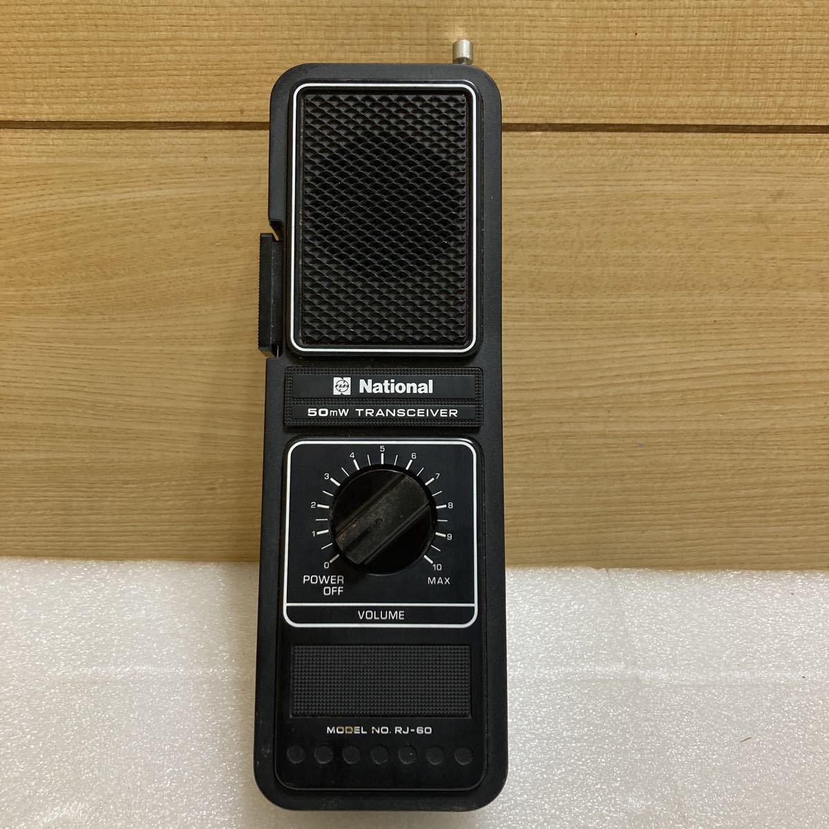 【傷や汚れあり】TK4938 National TRANSCEIVER ナショナル トランシーバー RJ-60 通電確認済 現状品 0929の ...