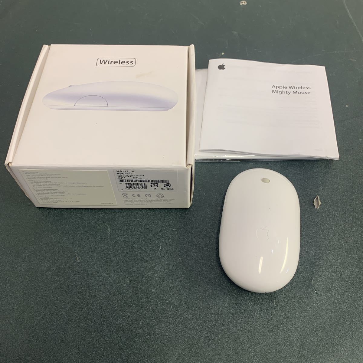 【未使用に近い】Apple アップル Wireless Mighty Mouse（マイティマウス） MB111J/A A1197 ワイヤレス・マウス 動作品の落札情報詳細 - ヤフオク落札価格 ...