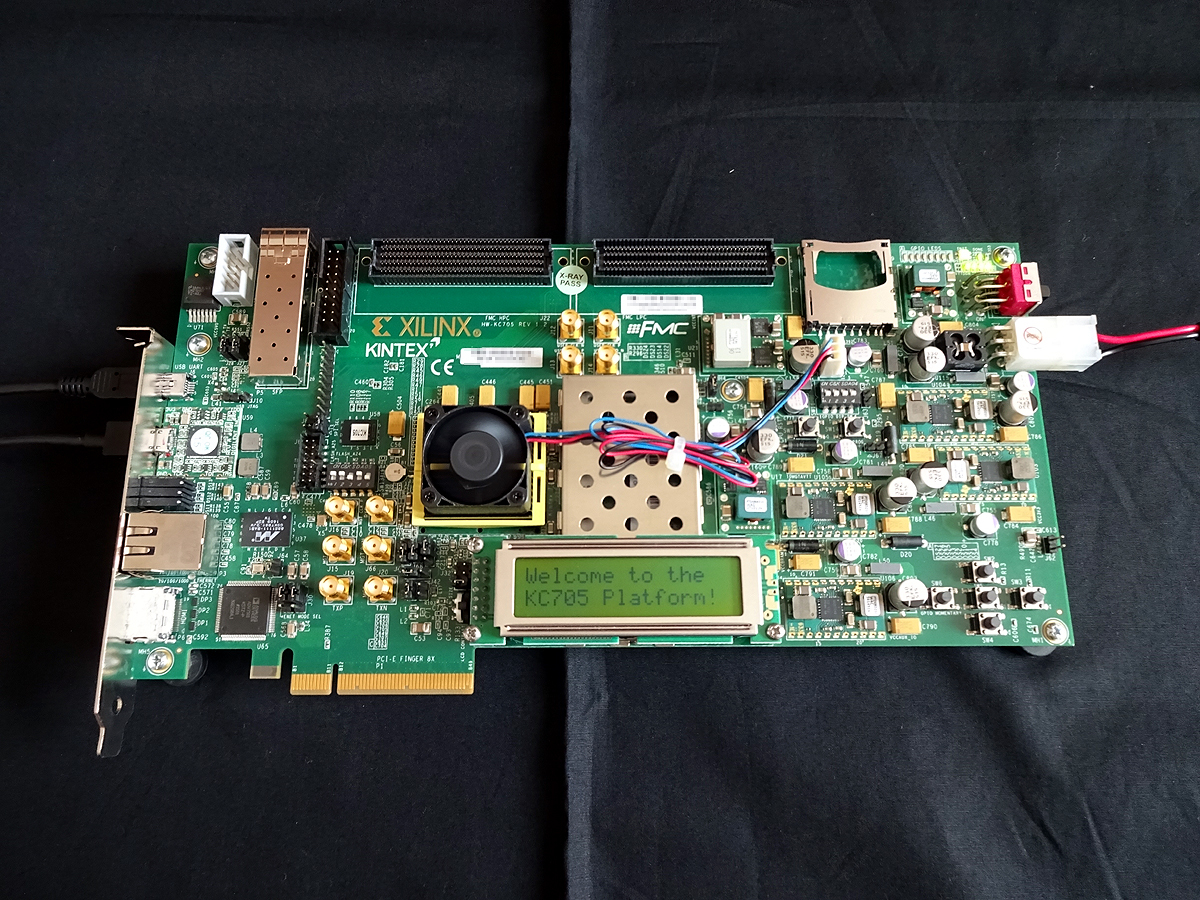 【目立った傷や汚れなし】ザイリンクス Kintex-7 FPGA KC705 評価キット 動作確認済み中古品の落札情報詳細 - ヤフオク落札 ...