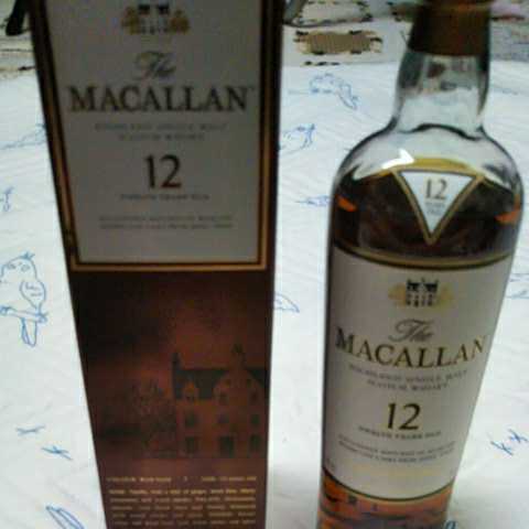 【未使用】The MACALLAN マッカラン 12年 ウイスキー★シェリーオーク 旧ボトル 700ml 40% TWELVE YEARS OLDの落札情報詳細 - ヤフオク落札価格検索 オークフリー