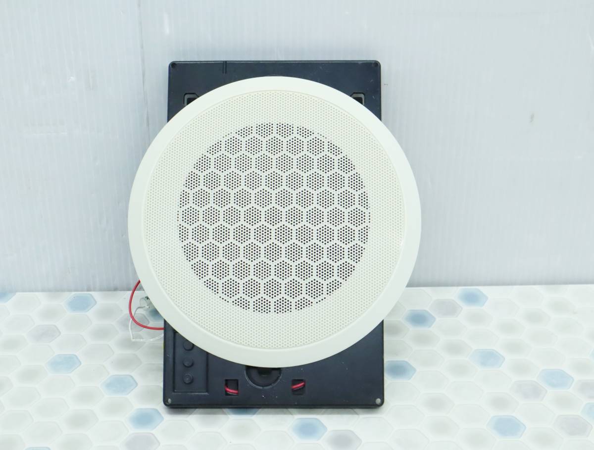 【やや傷や汚れあり】 音響機器 ｜天井埋め込みスピーカー｜ケアコム BS-331Z 店舗 オフィス BGM用｜3W パネル付き M1199の ...