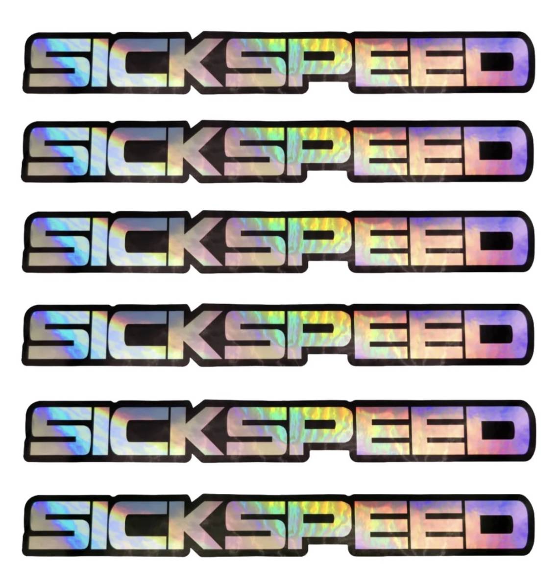 【未使用】SICKSPEED ロゴステッカー 1枚 オイルスリック ホログラム ホログラフィック USDM シックスピード シール スタンス ドリフト サーキットの落札情報詳細 - ヤフオク ...