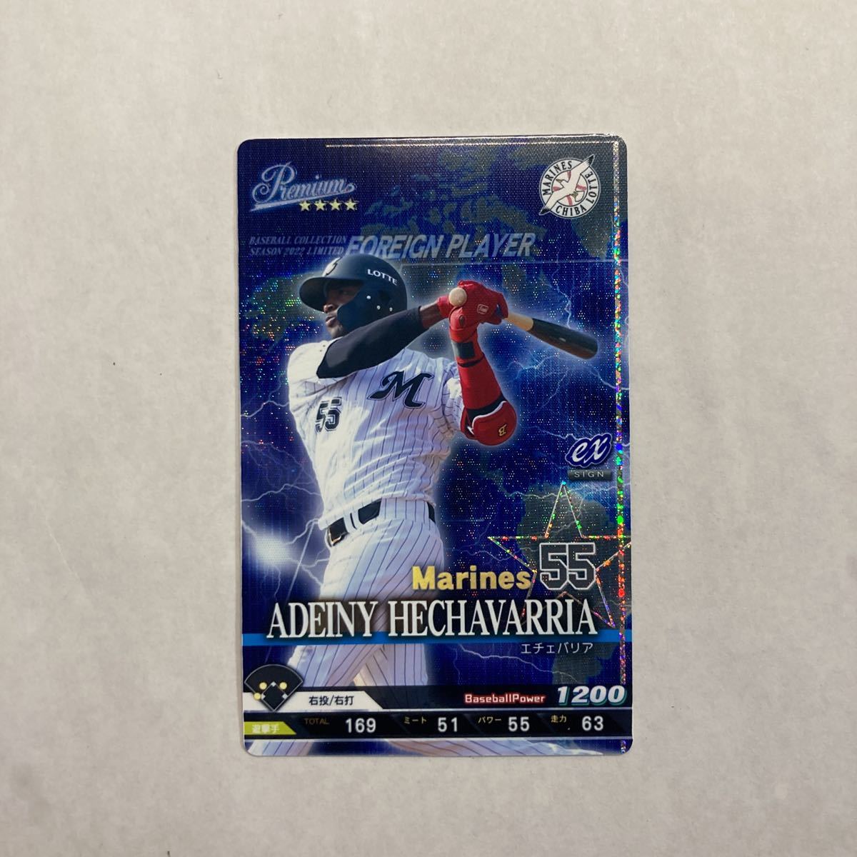 【目立った傷や汚れなし】ベースボールコレクション2022 P 助っ人外国人 千葉ロッテマリーンズ エチェバリア BBC の落札情報詳細 ...
