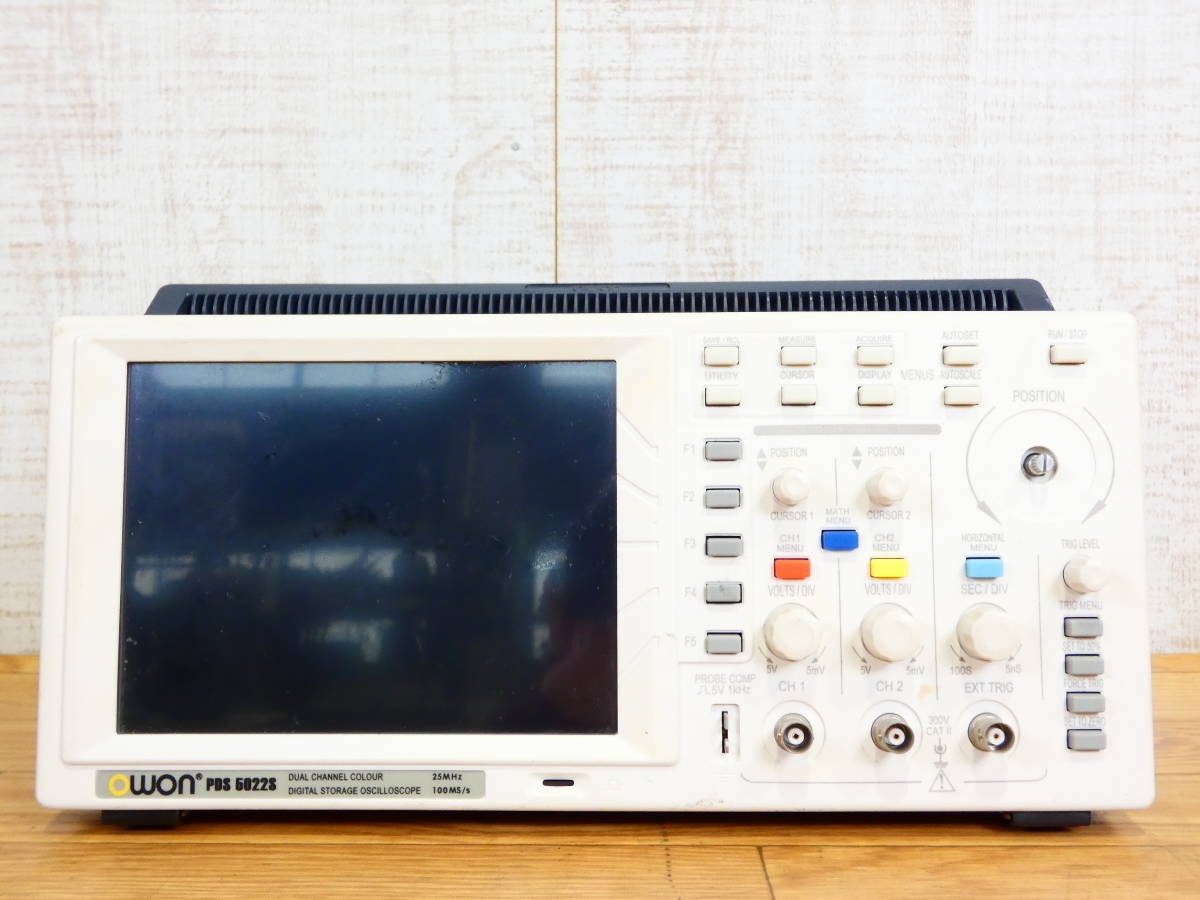 【目立った傷や汚れなし】☆ 岩通 TS-8500 500MHz 超高輝度アナログ・オシロスコープ(ストレージスコープ) #3 整備済み ...