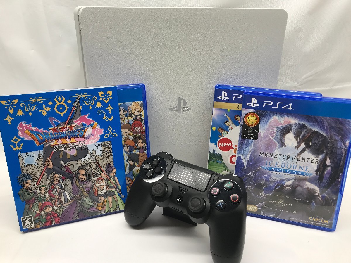 【やや傷や汚れあり】PS4 Play Station 4 プレイステーション4 初期化・動作確認済み ソフト付き【ドラクエXI モンハンアイスボーン その他写真参考】本体のみの落札情報詳細 ...