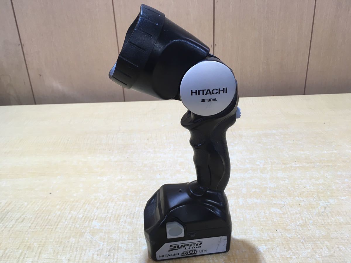 【やや傷や汚れあり】M 日立 HITACHI ワークライト UB18DAL ライト コードレストーチライト 動作確認済の落札情報詳細 ...