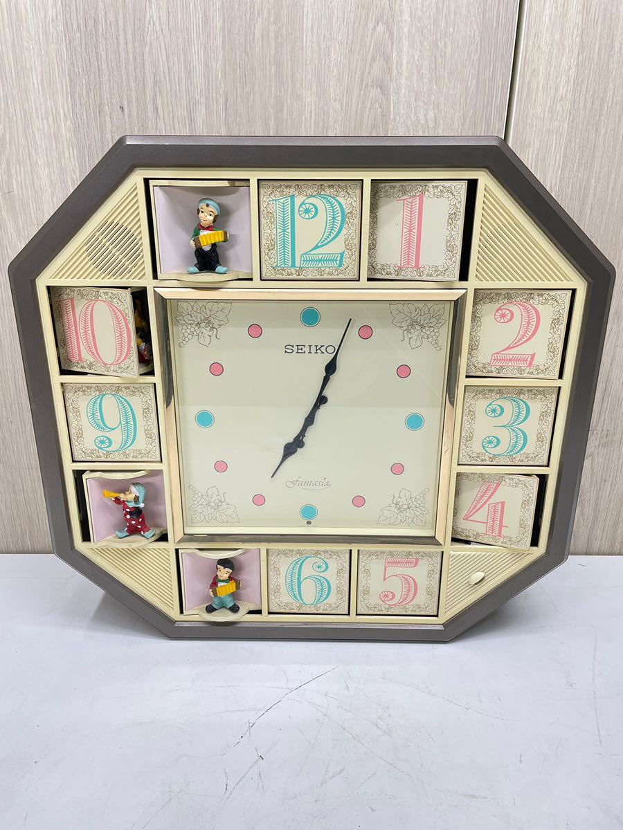 【傷や汚れあり】SEIKO FANTASIA セイコーファンタジア からくり時計 RE505B 掛け時計 の落札情報詳細| ヤフオク落札価格 ...