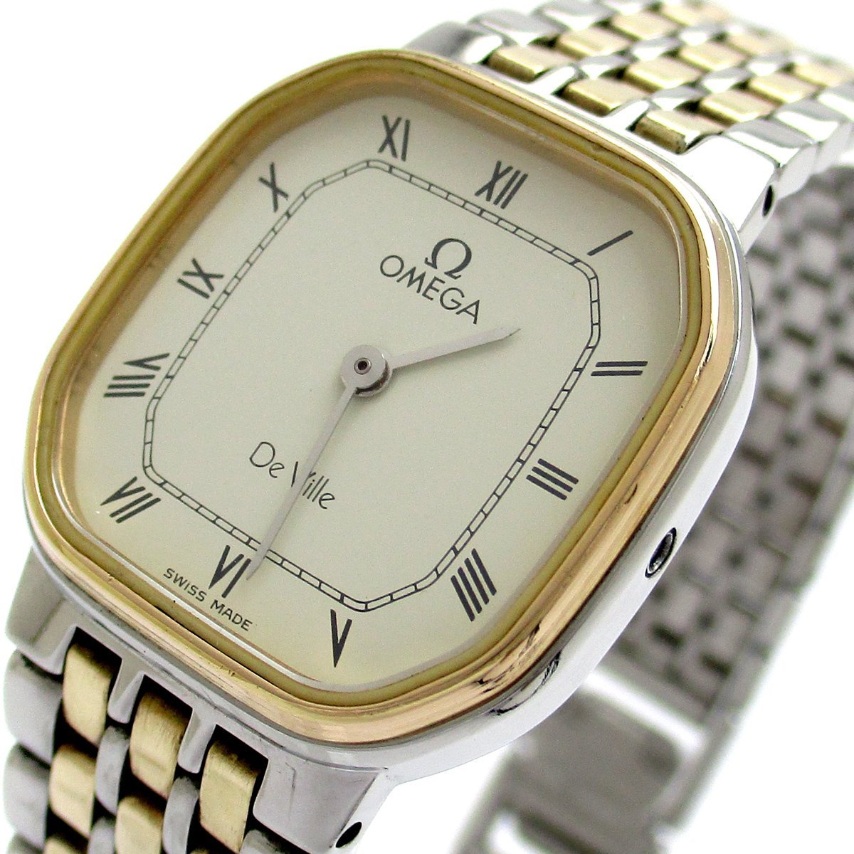 【目立った傷や汚れなし】1円 オメガ デビル レディース ゴールドコンビ プッシュリューズ 595.0038 時計 BOX OMEGA DeVille デ・ビル デヴィル ヴィンテージ の落札 ...