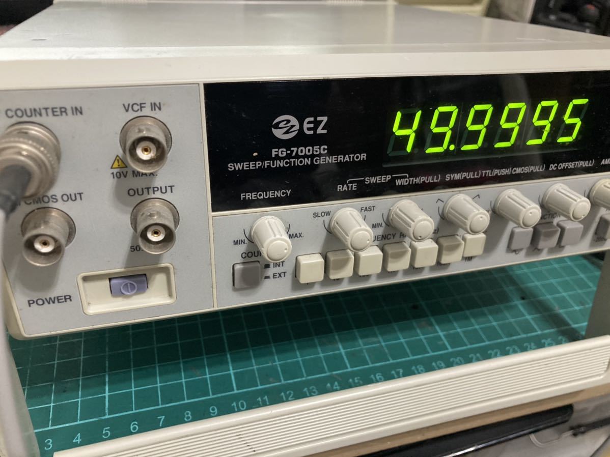 【傷や汚れあり】EZ digital 周波数カウンター sweep function generator FG-7005C の落札情報詳細 ...