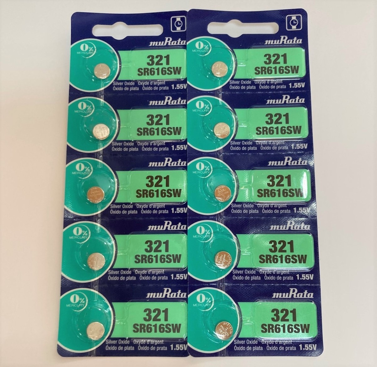 【未使用】【送料無料/新品】 ムラタ(旧ソニー） SR616SW (10個）・321・国産時計用電池の落札情報詳細 - ヤフオク落札価格情報 ...