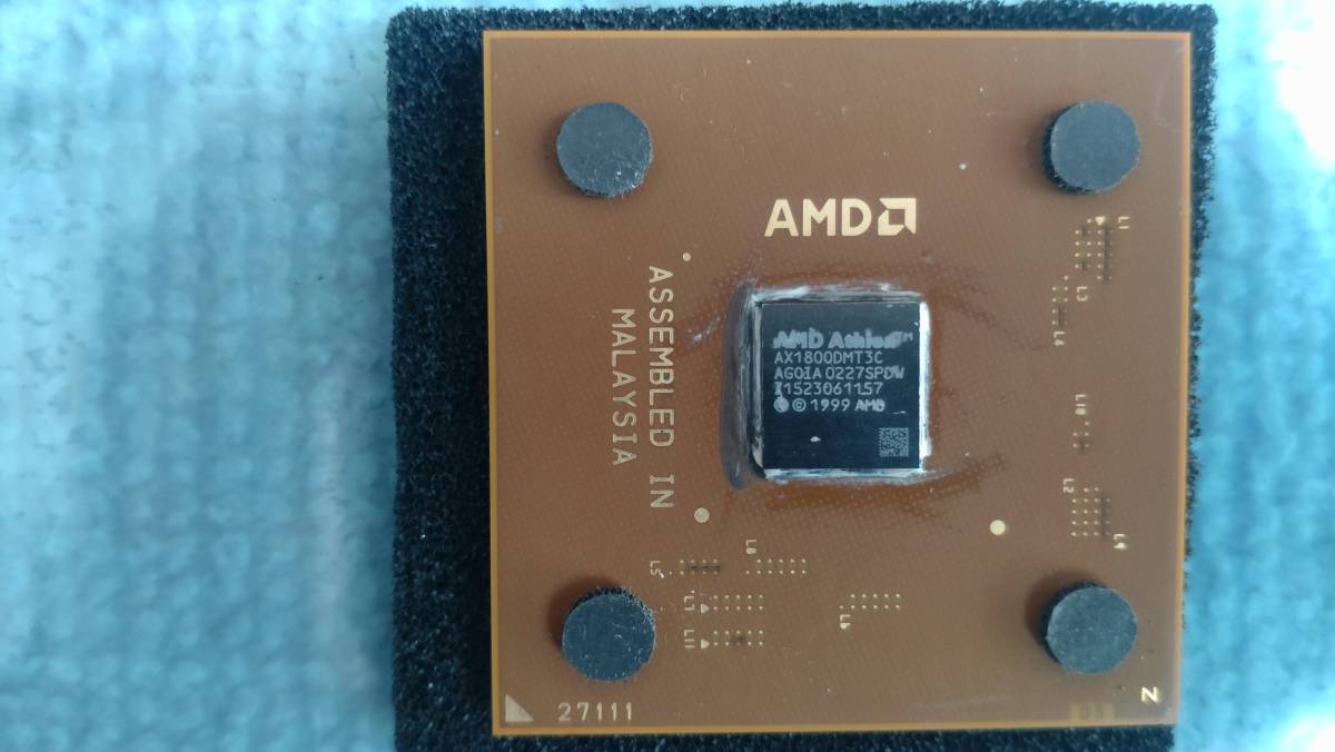 【全体的に状態が悪い】AMD Athlon SocketA CPU AX1800MT3C 1800MHz 【ジャンク】の落札情報詳細 - ヤフオク落札価格検索 オークフリー