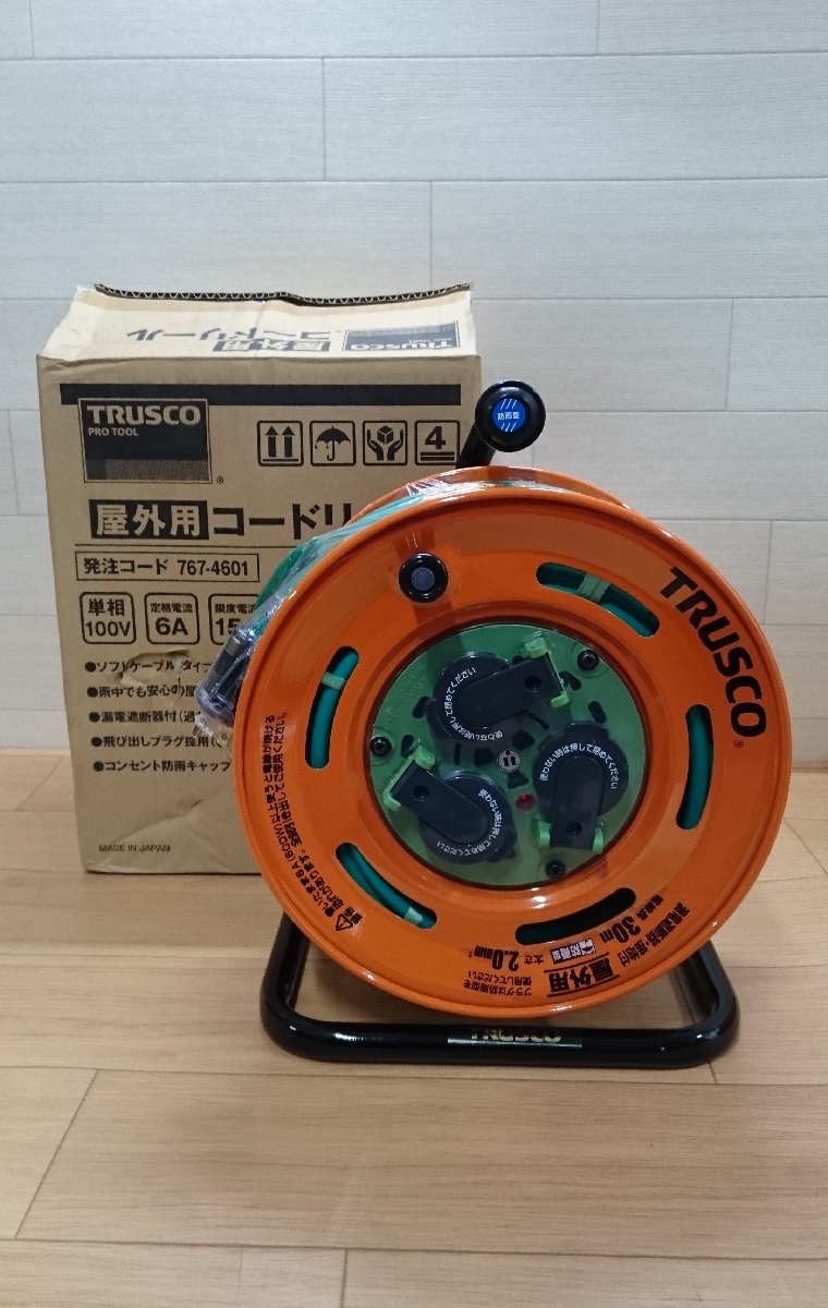 【未使用】【未使用・保管品】TRUSCO 屋外用 延長コード TBE-30KC 現状品 #1705 の落札情報詳細| ヤフオク落札価格情報 オークフリー