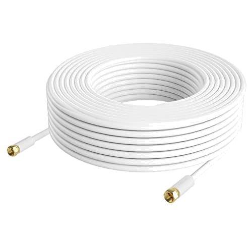 【未使用】30m Postta アンテナケーブル 30M 同軸ケーブル S-5C-FB 4K8K 地デジ BS CS CATV放送対応 金メッキプラグ F型プラグ ホワイトの落札情報詳細 ...