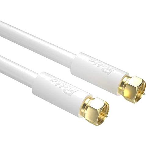 【未使用】30m Postta アンテナケーブル 30M 同軸ケーブル S-5C-FB 4K8K 地デジ BS CS CATV放送対応 金メッキプラグ F型プラグ ホワイトの落札情報詳細 ...