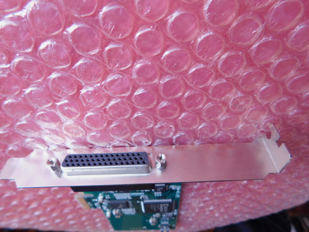 【傷や汚れあり】希少即決 コンテック RS-232C 4ch シリアル I/Oボード CONTEC COM-4C-LPE PCI ...