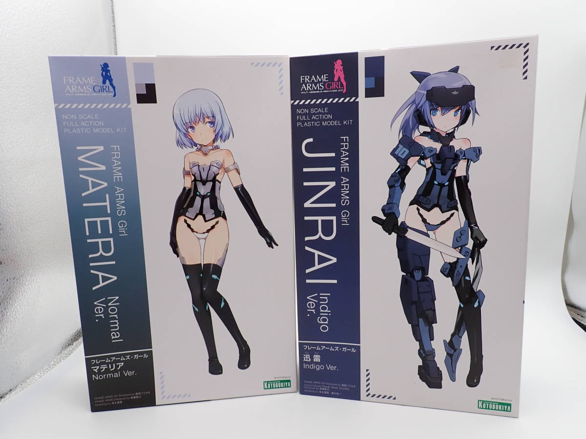 【やや傷や汚れあり】34 80/【未組立】フレームアームズ・ガール マテリア Normal Ver.+迅雷 Indigo Ver. コトブキヤ /1109の落札情報詳細 - Yahoo ...