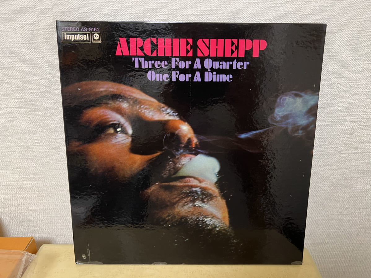 【目立った傷や汚れなし】LPレコード美品 ARCHIE SHEPP /THREE FOR A QUARTER ONE FOR A DIME ...