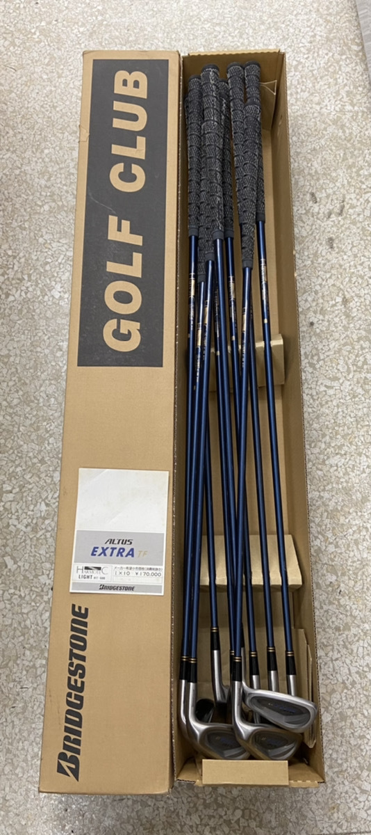 【傷や汚れあり】ゴルフクラブ アイアン ブリヂストン ALTUS EXTRA TF HARMOTEC LIGT HT－600 10本セット の ...