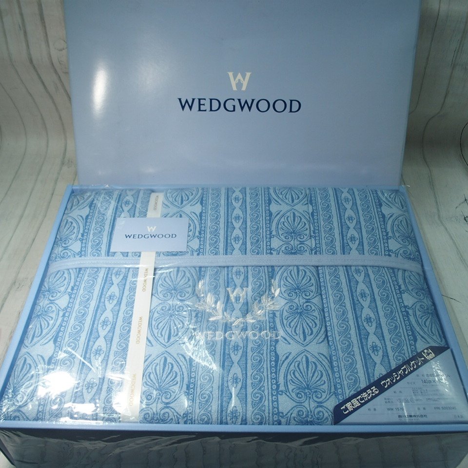 【未使用】m002 C1【保管品 WEDGWOOD ウェッジウッド 合繊肌掛け布団 140cm×190cm シングル ウォッシャブル ブルー系】 120の落札情報詳細 - ヤフオク落札価格検索 ...