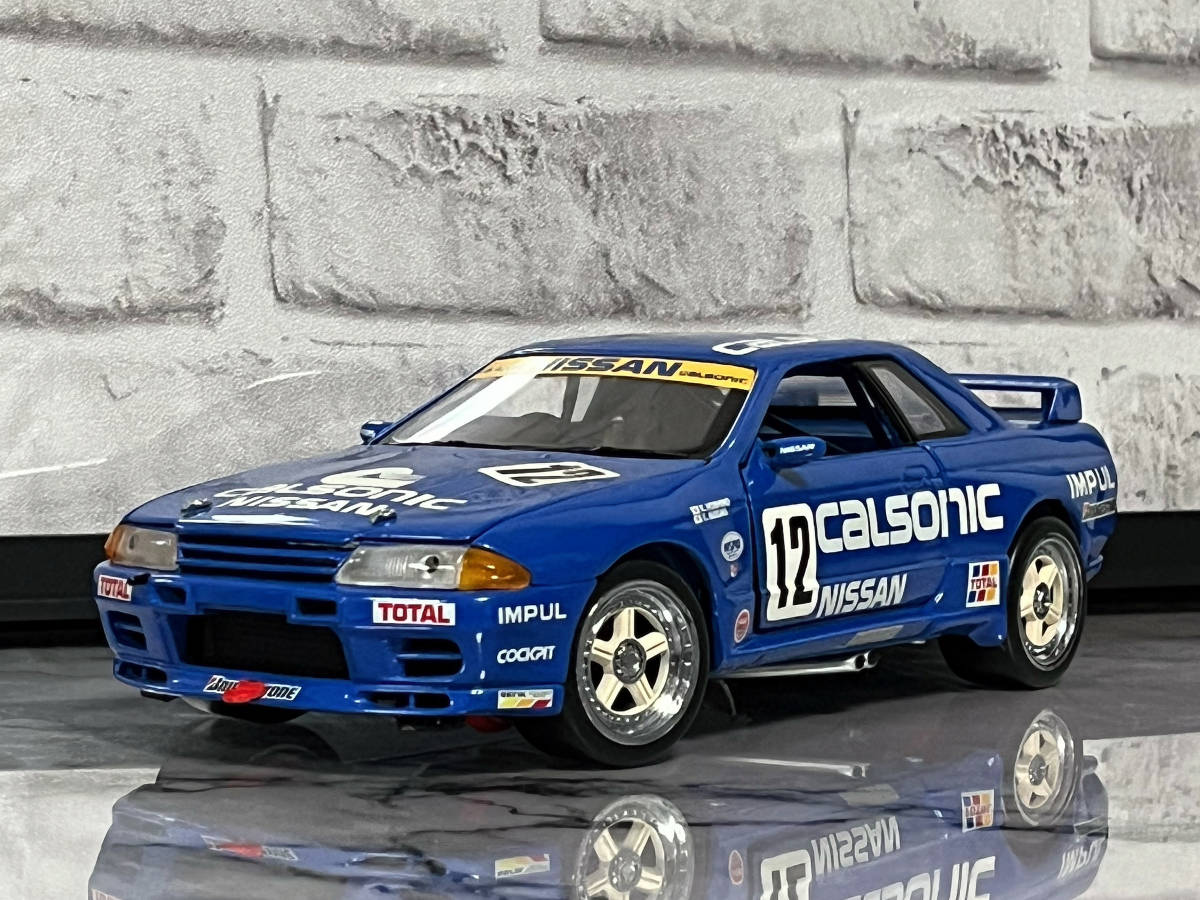 【未使用】【1円スタート】KYOSHO 1/18 10th LIMITED EDITION NISSAN Calsonic SKYLINE GT-R (R32) 京商 日産 カルソニック ...
