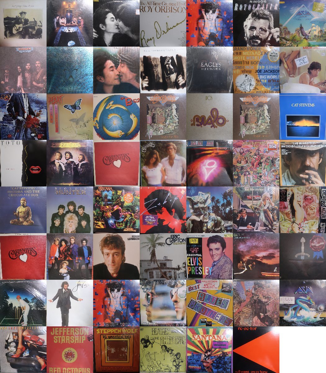 【やや傷や汚れあり】q08806【all輸入盤】all Import Press Rock And Pops 洋楽lp120枚以上3箱セットjohn Lennonpaul Mccartney