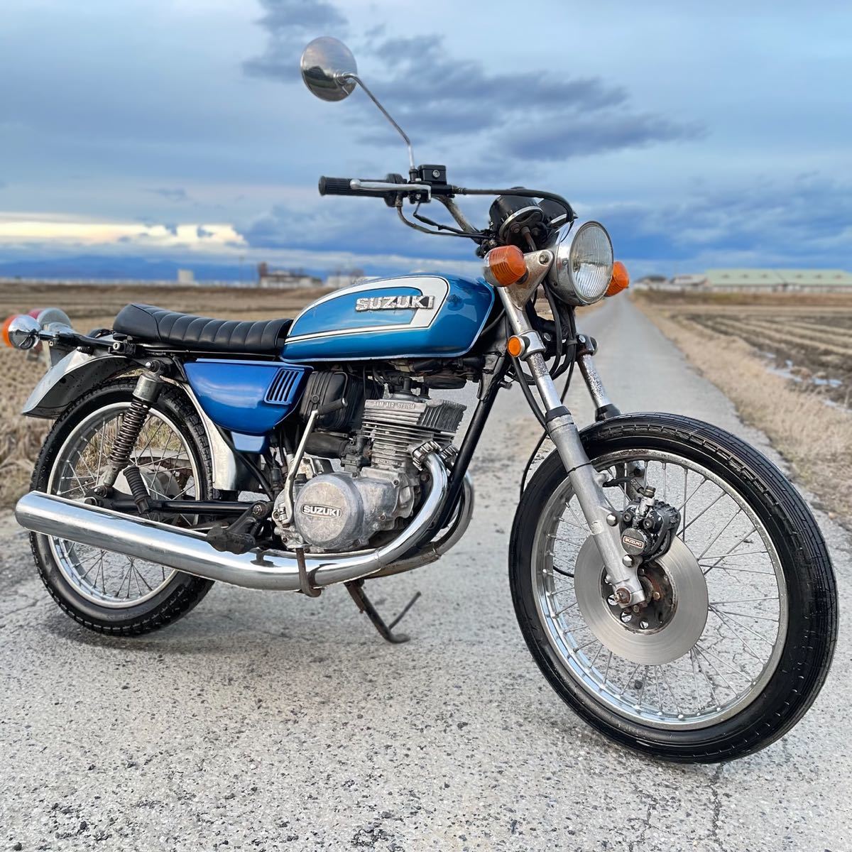 【傷や汚れあり】GT125 スズキ レストア 書類付 検）ラムエア 旧車 絶版 RG125 GT185 380 SS DT の落札情報詳細 ...