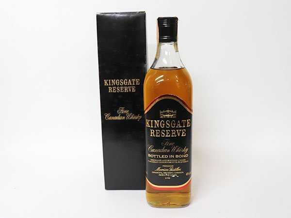 【目立った傷や汚れなし】1円～★キングスゲート リザーブ カナディアンウイスキー KINGSGATE RESERVE *箱付 / アルコール ...