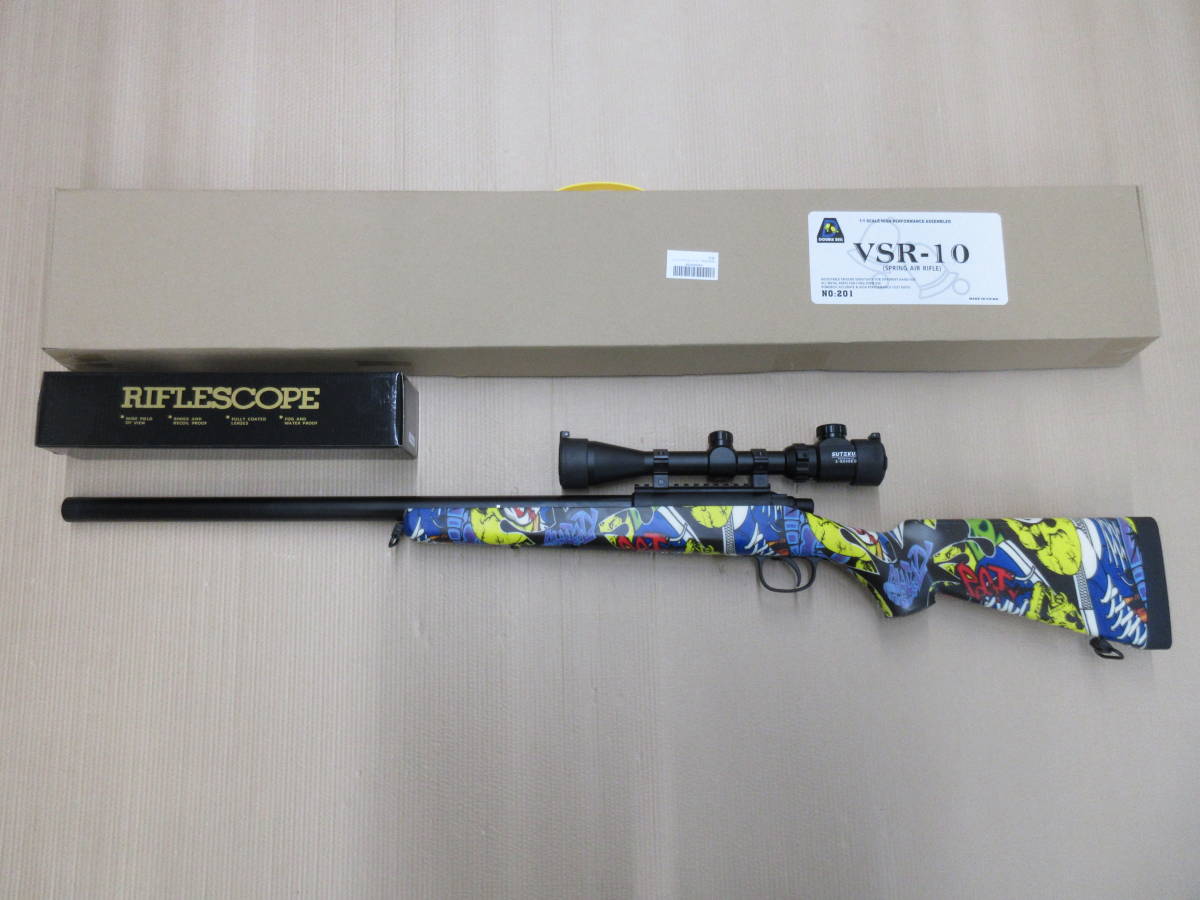 【未使用】DOUBLE BELLボルトアクションエアーライフル VSR(マルチカラー)新品 ライフルスコープ KM企画0.9Jスプリング仕様 初速調整済み 初速98.5m/sの落札情報詳細 ...
