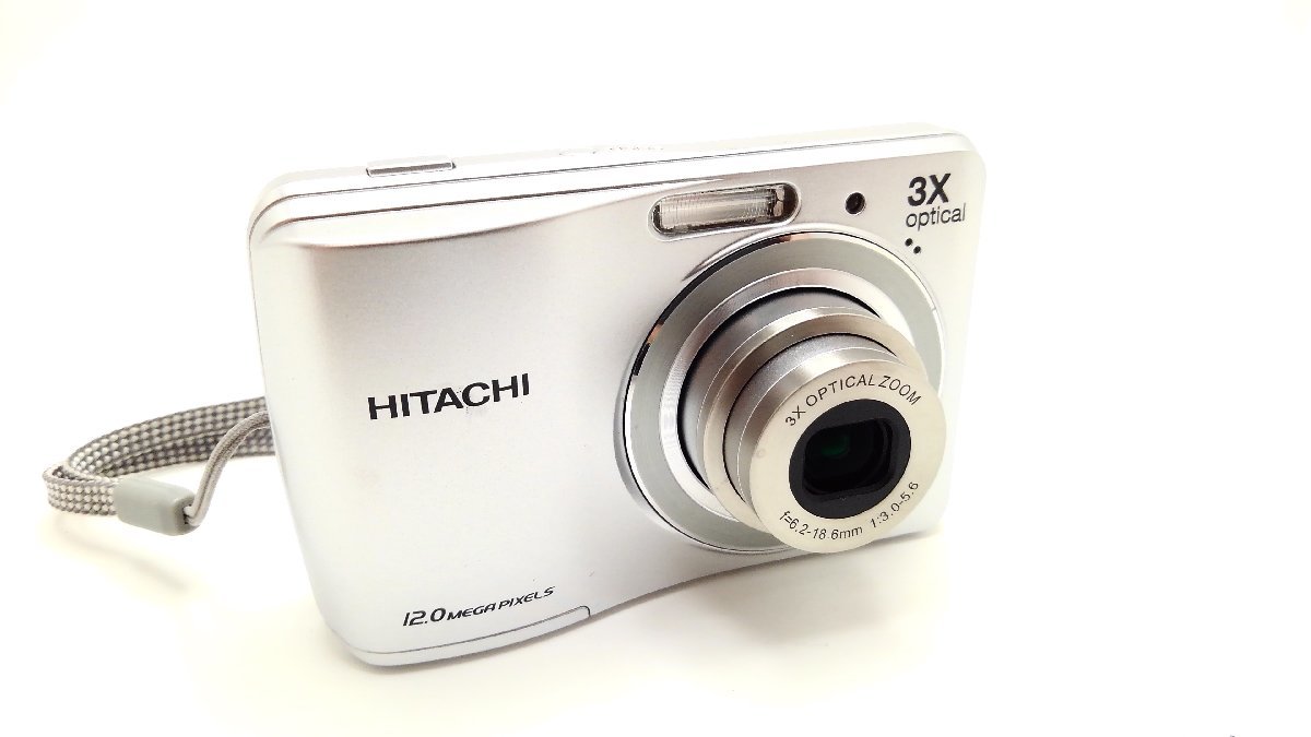 【やや傷や汚れあり】★ハローカメラ★0756 HITACHI HDC-1231【1200万画素】単三電池2本使用.【本体のみ】 現状動作品 1 ...