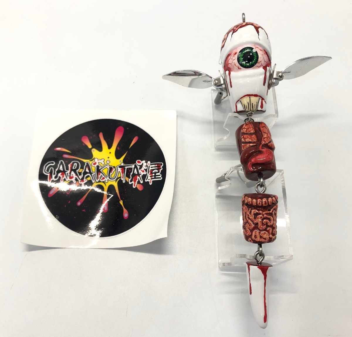 【目立った傷や汚れなし】☆美品☆ GARAKUTA屋 ガラクタ屋 内蔵ニョロ 白 ノイジー ルアー 釣り フィッシング ☆良品☆[63 ...