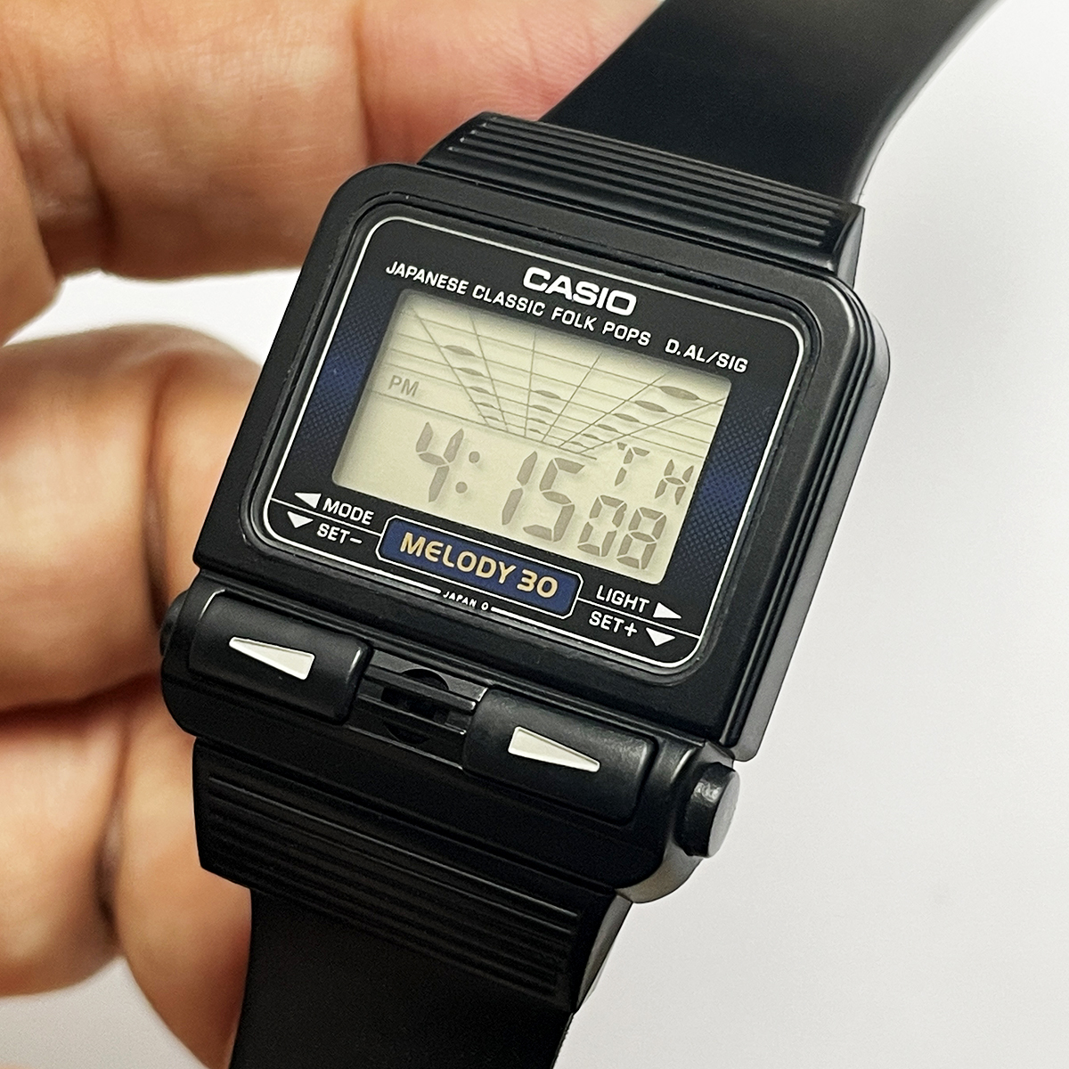 【目立った傷や汚れなし】カシオ メロディーアラーム デジタル CASIO MELODY ALARM M-31 M-30 473 レア 希少 ...