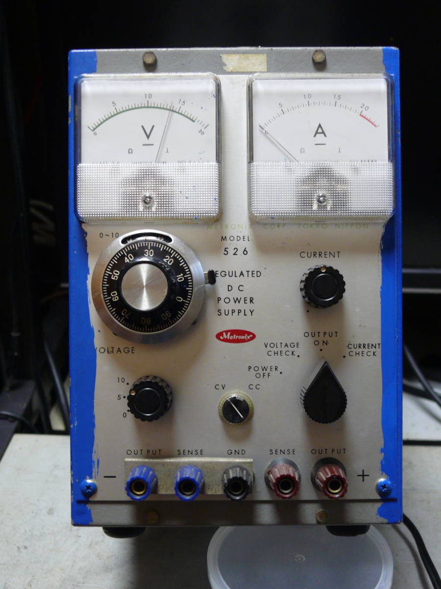【傷や汚れあり】★☆METRONIX CORP MODEL526 直流安定化電源 CB無線 アマチュア無線☆★の落札情報詳細 - ヤフオク落札 ...