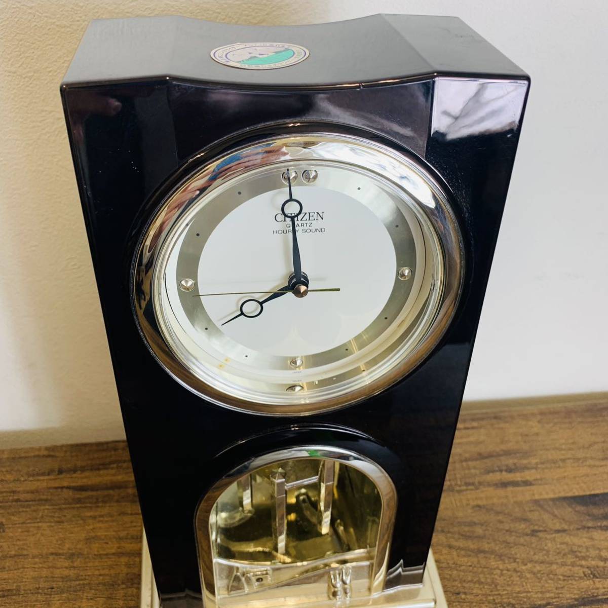 【やや傷や汚れあり】【2117】CITIZEN シチズン 置時計 クォーツ HOURLY SOUND 当時物 中古 現状品 動作未確認の落札 ...