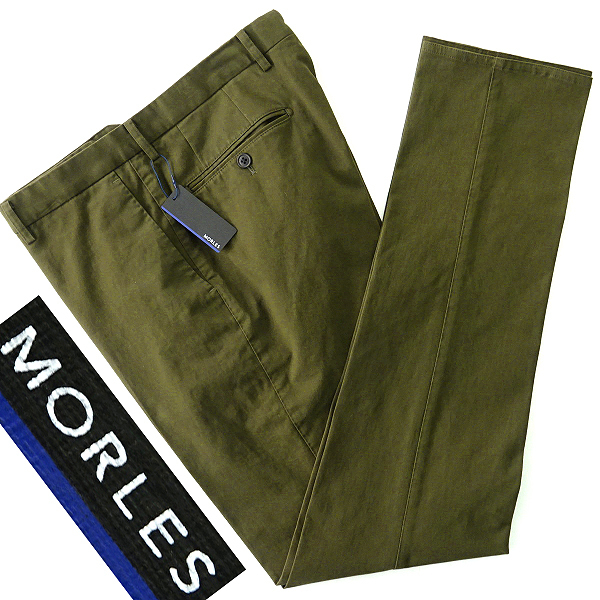 【未使用】訳有 BEAMS 監修 モアレス 起毛加工 高密度 ストレッチ チノパンツ 3L カーキ 【P31412】 MORLES ビームス 秋冬 パンツ メンズ ビジカジの落札情報詳細 ...