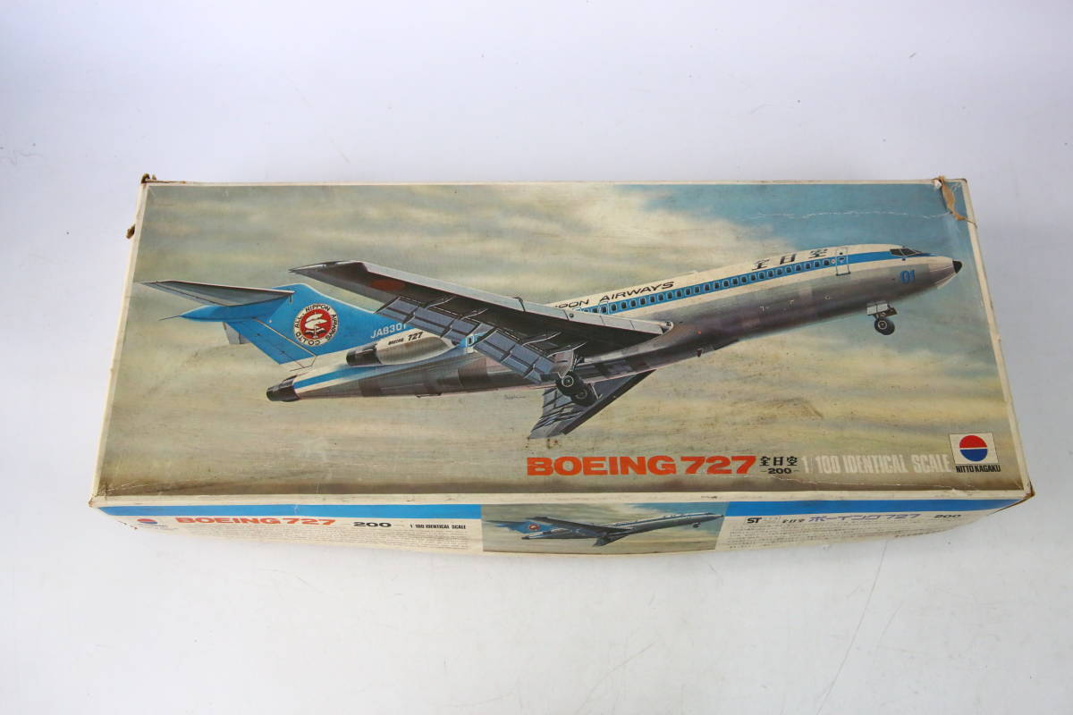 【傷や汚れあり】【B0074】1/100 ボーイング727 Boeing 727 ボーイング727-200 全日空 ジャンク 現状品の落札情報 ...