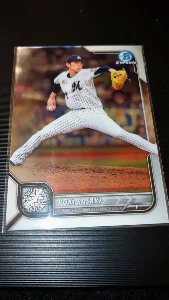 【未使用に近い】TOPPS 2022 NPB BOWMAN ベースボールカード クロームパラレル版 千葉ロッテマリーンズ 佐々木朗希 完全試合の落札情報詳細 - ヤフオク落札価格検索 オークフリー
