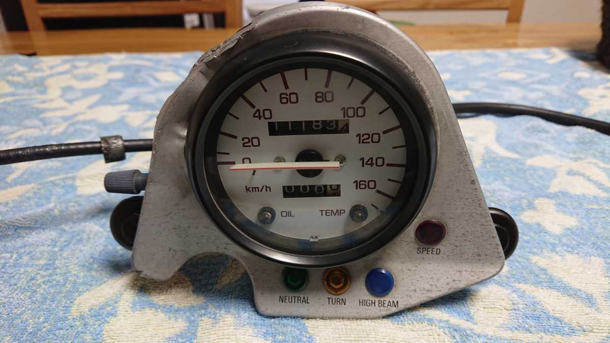 【傷や汚れあり】【1台解体】ヤマハ SDR 200 純正 スピードメーターASSY+ケーブル 分解清掃済 金具 再めっき クッションゴム相談 ...