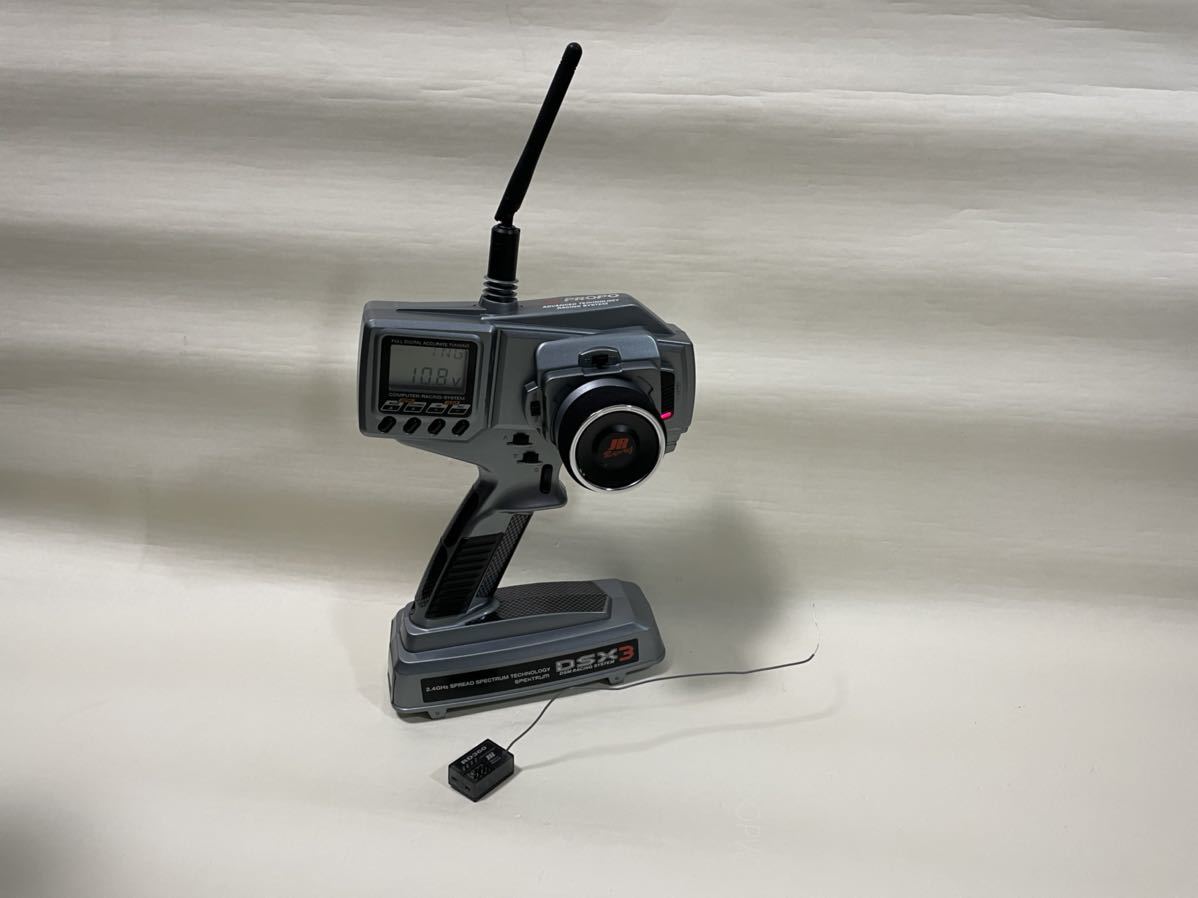 【全体的に状態が悪い】中古品1円から JR PROPO 2.4GHz DSX-3 RD360 T/Rセット プロポ 受信機 送信機 RC ...