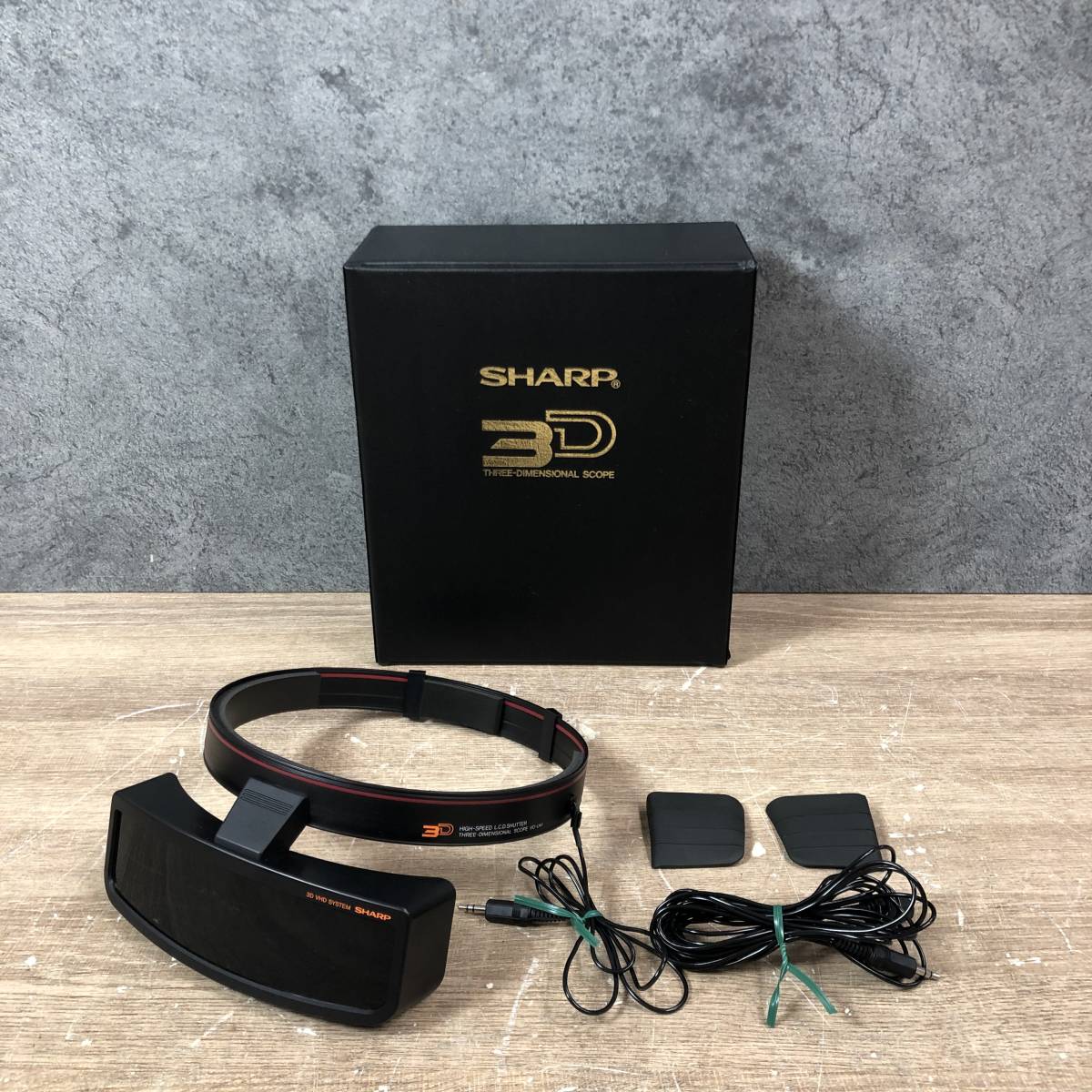 【やや傷や汚れあり】SHARP 3D THREE-DIMENSIONAL SCOPE VO-U41 サイドウィング シャープ 立体スコープ 箱付き 動作未確認 菊Eの落札情報詳細 ...