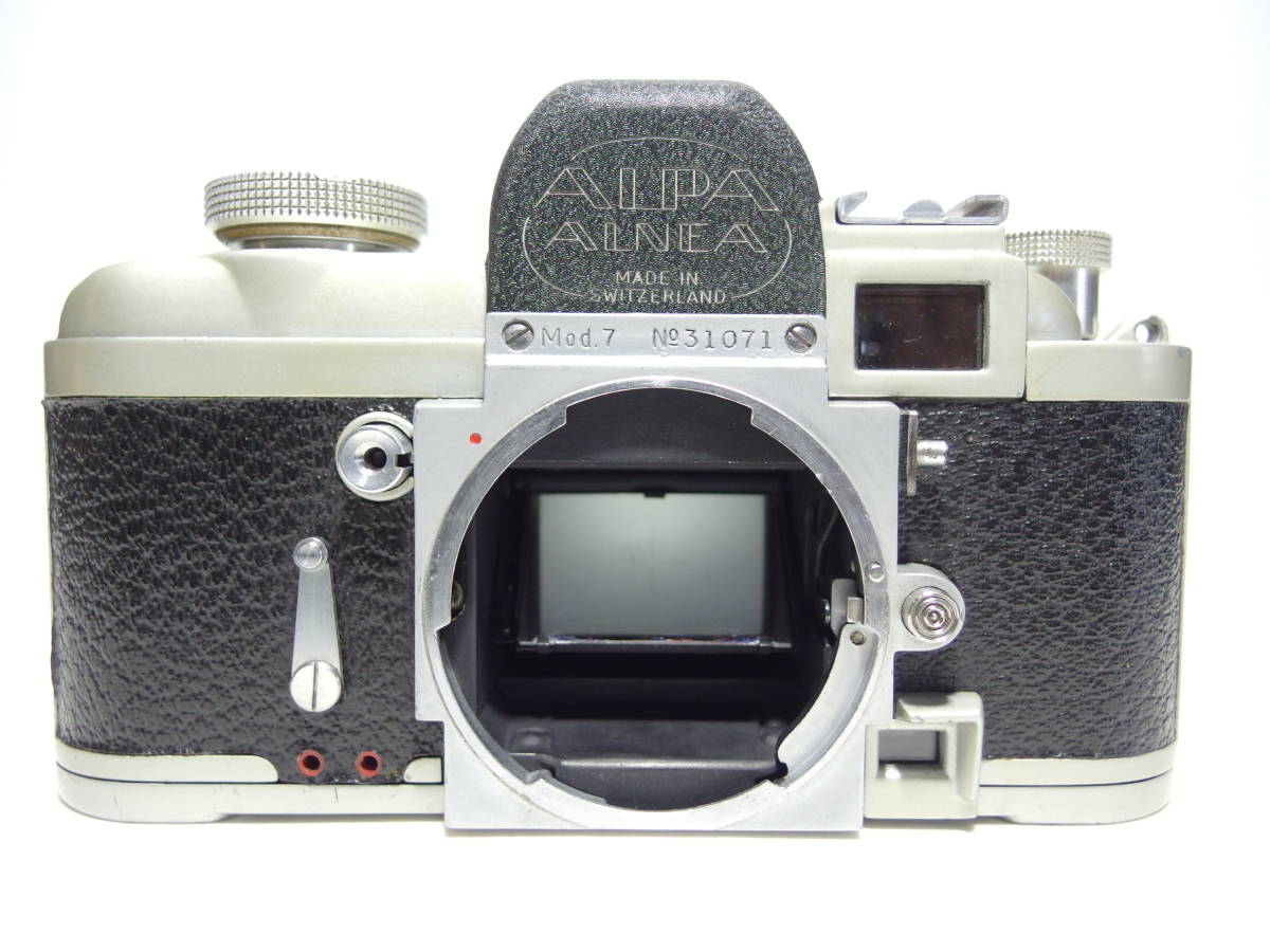 【傷や汚れあり】【希少】ALPA ALNEA Mod.7 アルパ アルネア ボディ 動作品 一眼レフ・レンジファインダー フィルムカメラ ...
