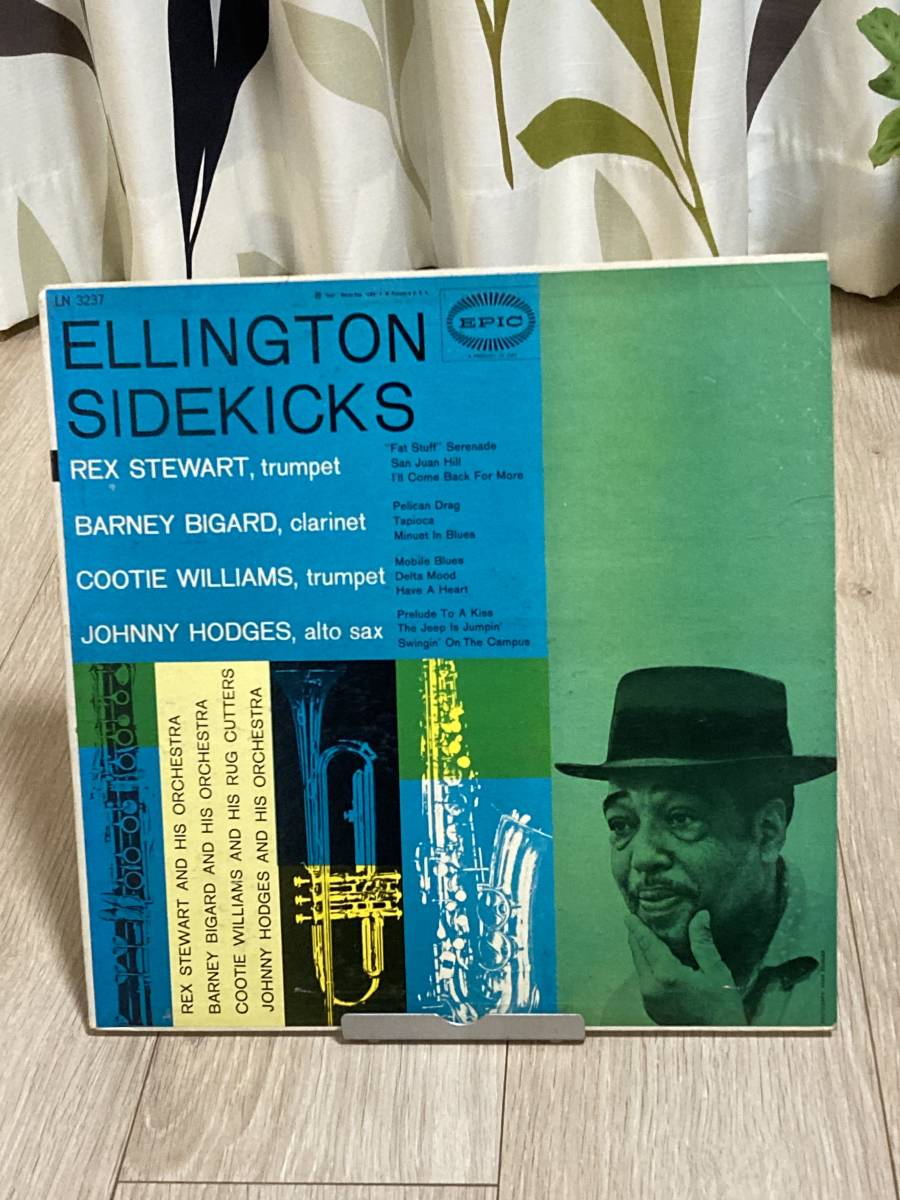 【やや傷や汚れあり】オリジナル盤 EPIC 黄色ストロボ溝 1A1A / ELLINGTON SIDEKICKS / REX STEWART / BARNEY BIGARD / COOTIE ...