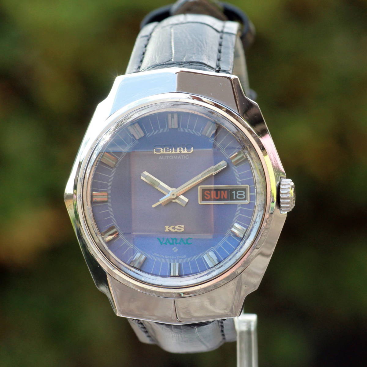 【やや傷や汚れあり】稼働品 カレンダー不良 SEIKO セイコー キングセイコー KS KING SEIKO 5626-7150 自動巻き メンズ腕時計 カットガラス の落札情報詳細 ...