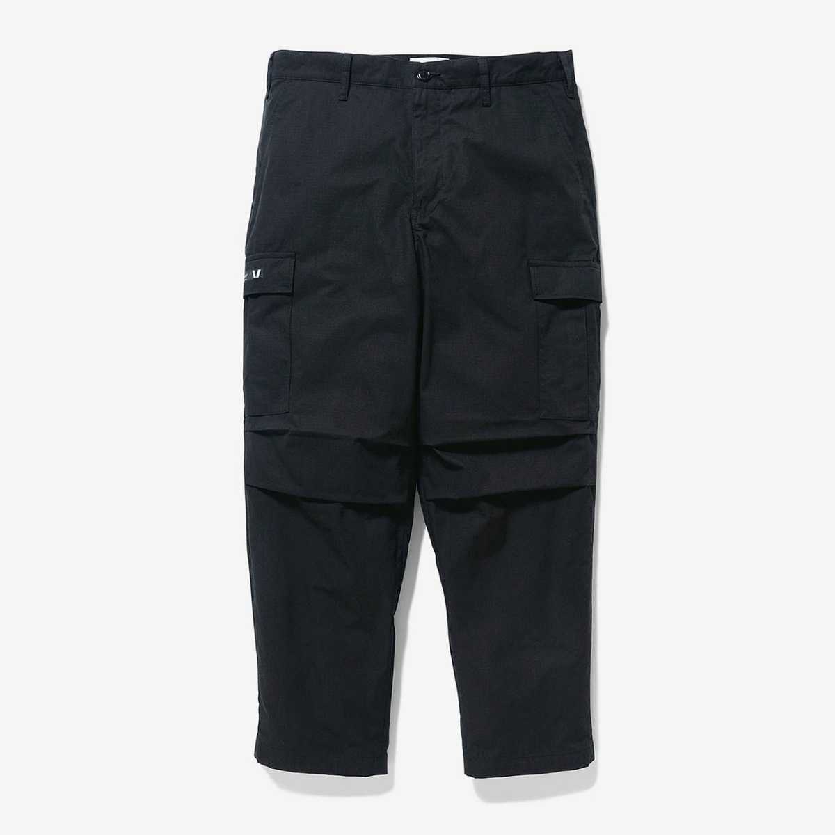 【未使用】※送料無料 新品未使用 2022AW WTAPS JUNGLE STOCK TROUSERS NYCO RIPSTOP BLACK SMALL ジャングル カーゴパンツ ダブルタッ ...