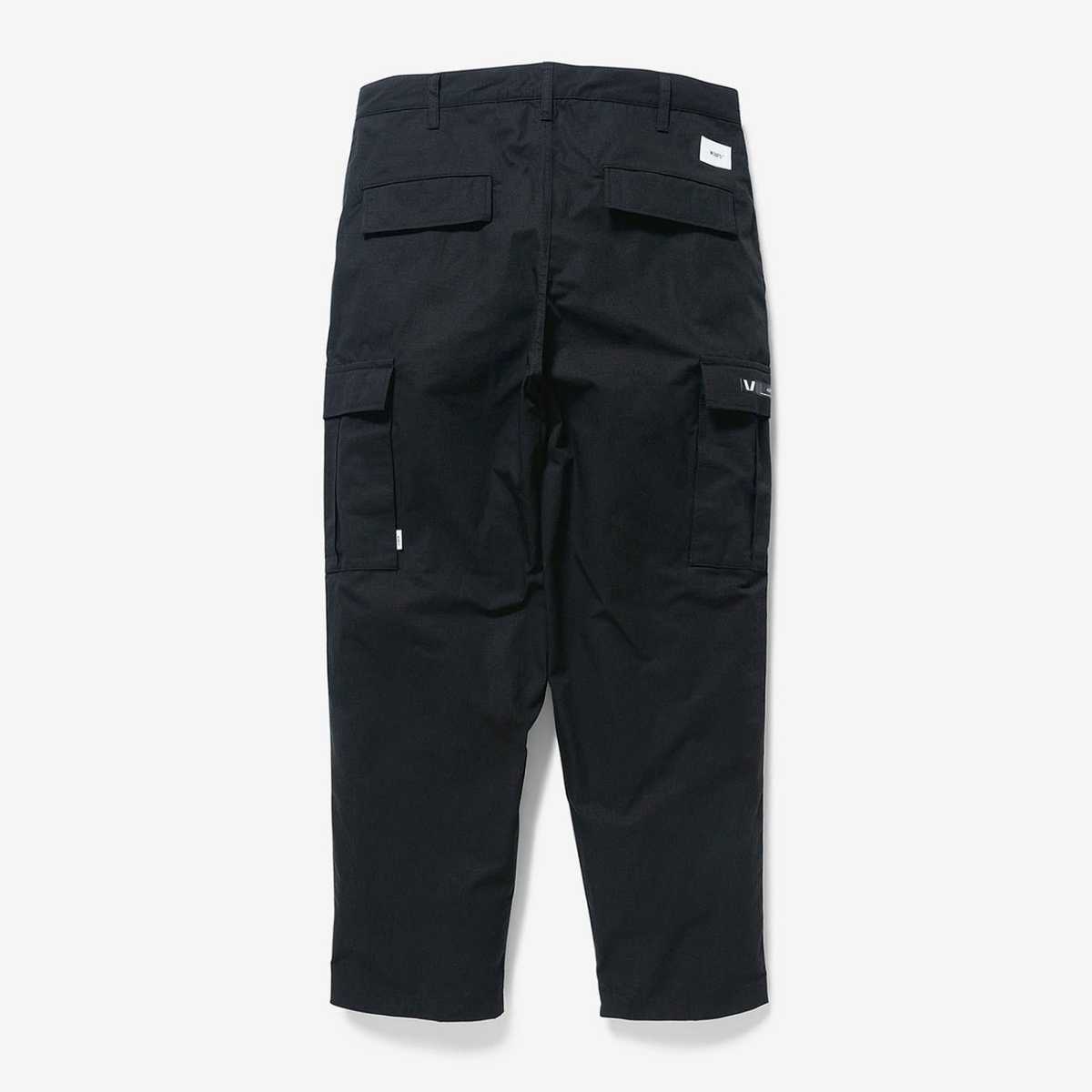 【未使用】※送料無料 新品未使用 2022AW WTAPS JUNGLE STOCK TROUSERS NYCO RIPSTOP BLACK SMALL ジャングル カーゴパンツ ダブルタッ ...