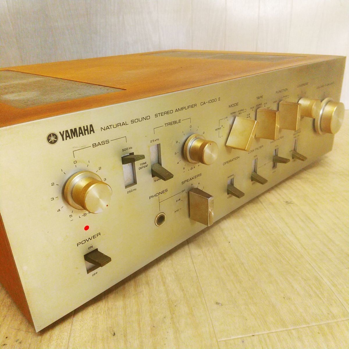 【傷や汚れあり】 4668 ジャンク品 オーディオ機器 プリメインアンプ YAMAHA ヤマハ NS SERIES A-6a 【通電OK】の ...