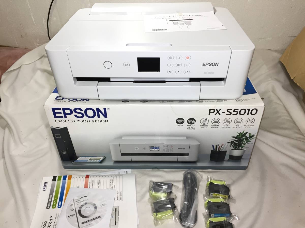 【やや傷や汚れあり】 エプソン PX-S5010 インクジェットプリンター の落札情報詳細| ヤフオク落札価格情報 オークフリー
