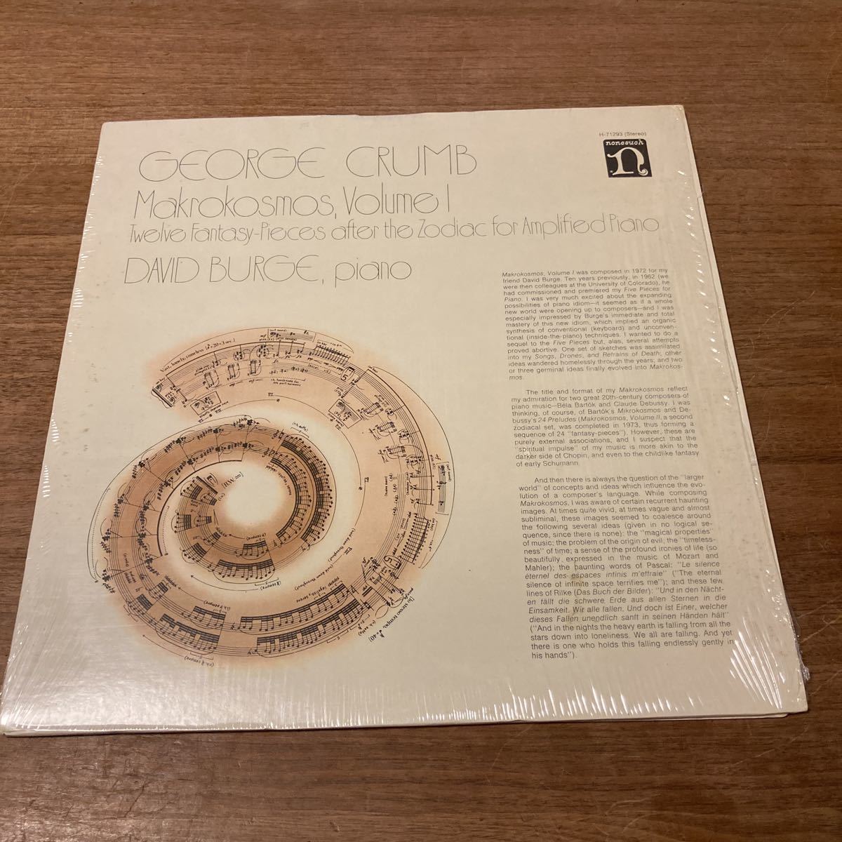 【中古】 LP GEORGE CRUMB ジョージ・クラム / MAKROKOSMOS VOL.2 ROBERT MILLER ：PIANO 現代音楽の落札情報詳細 - ヤフオク落札価格検索 ...