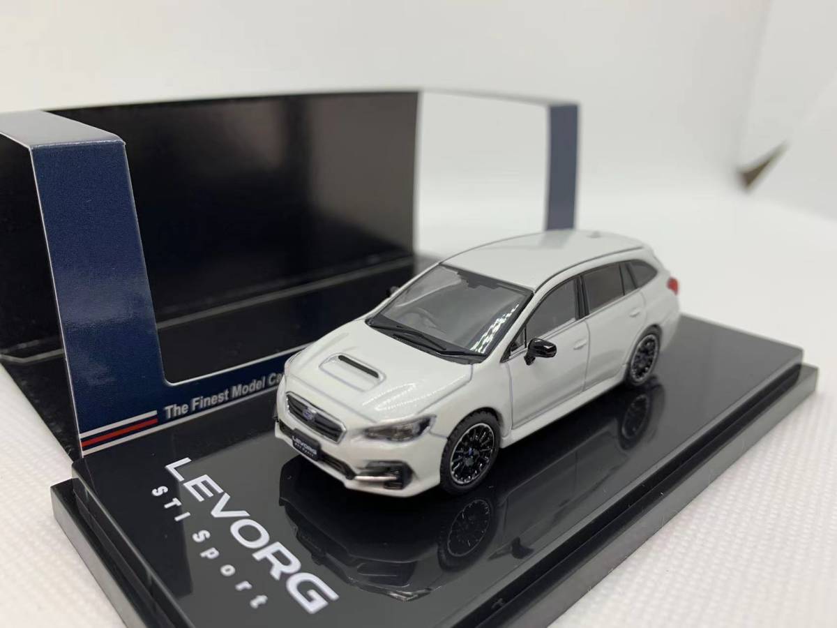 【未使用】ホビージャパン 1/64 スバル Hobby Japan SUBARU LEVORG STI Sport EyeSight Black Selection VM-F型 ホワイト ...